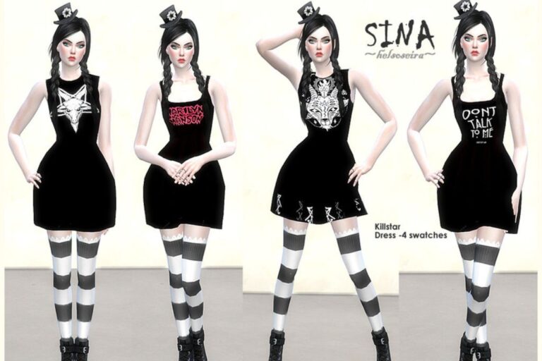 31+ Best Sims 4 Grunge CC Pieces (Maxis Match Finds) - We Want Mods