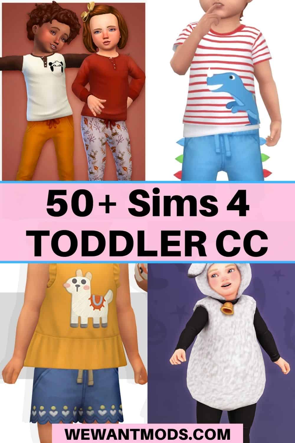 50+ Sims 4 Toddler CC Pieces [2023 List] - We Want Mods
