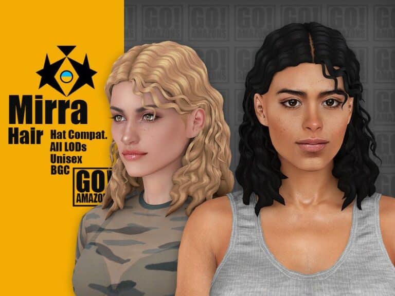 43+ Sims 4 Curly Hair CC: Curly Hairstyles For Your Sims - We Want Mods