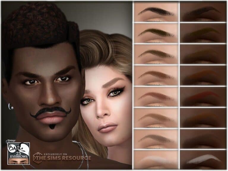 27+ Sims 4 Eyebrows For The Perfect Brows - We Want Mods