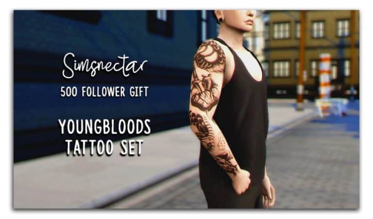 45+ Sims 4 Tattoos: Full Body, Face, Sleeve Tattoos - We Want Mods