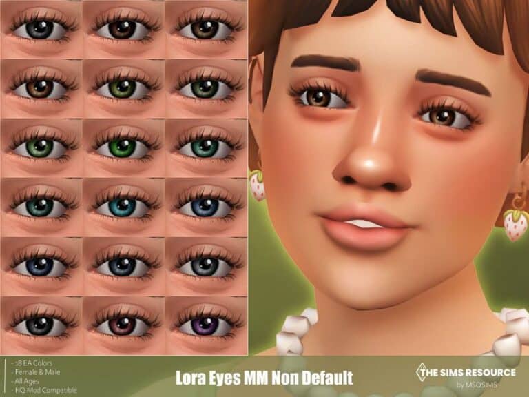 39+ Striking Sims 4 Eyes CC: Default, Non-Default - We Want Mods