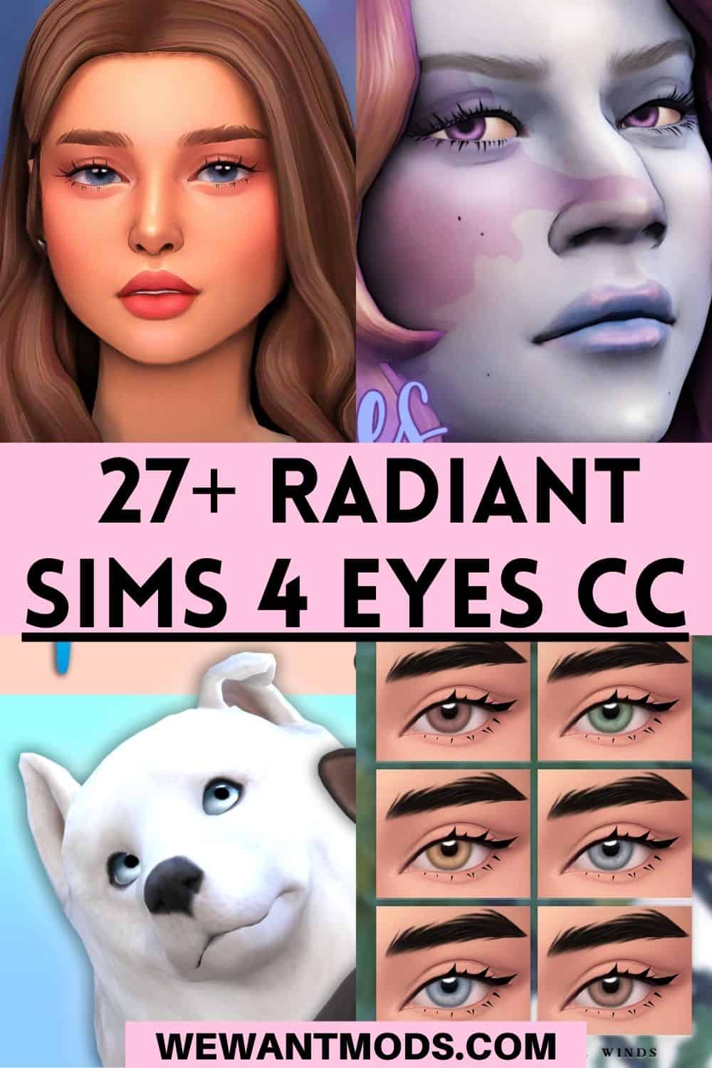 39+ Striking Sims 4 Eyes CC: Default, Non-Default - We Want Mods