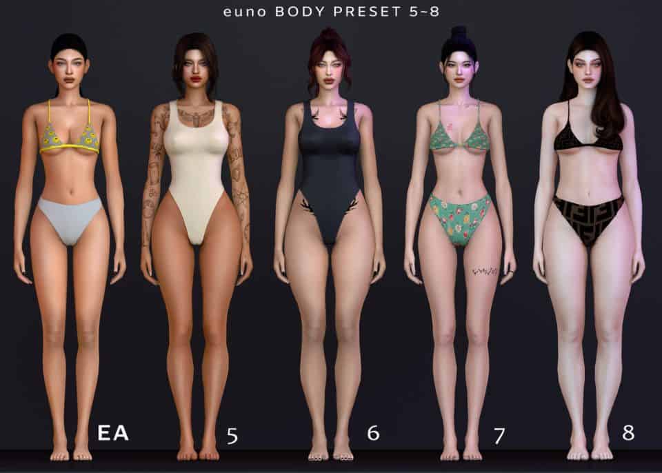 Sims 4 Female Body Shape Mod Faherhouston