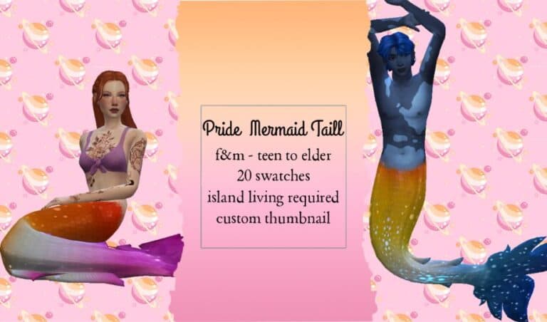 42+ Sims 4 Mermaid CC (Tails, Scales & More) - We Want Mods