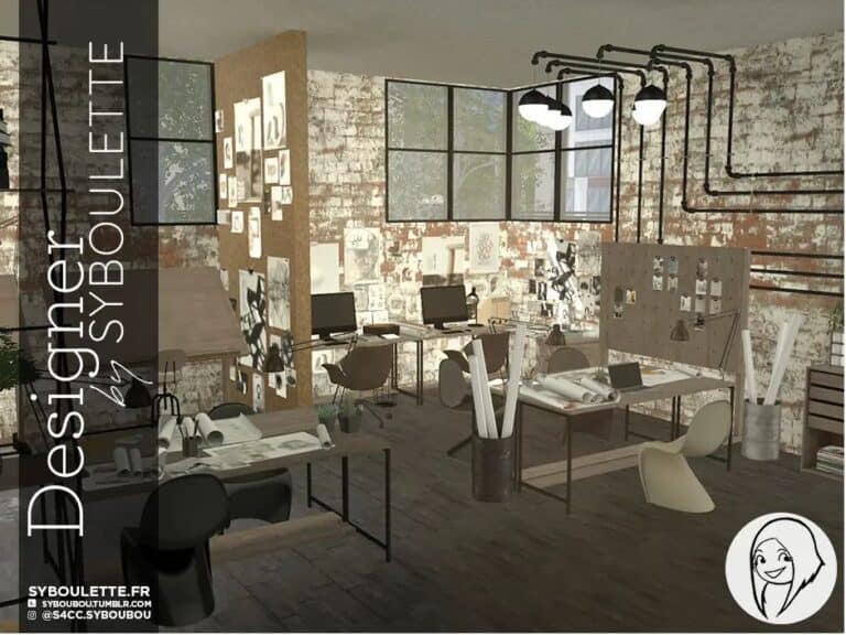 23+ Sims 4 Office CC Packs: Desks, Chairs, Computers - We Want Mods