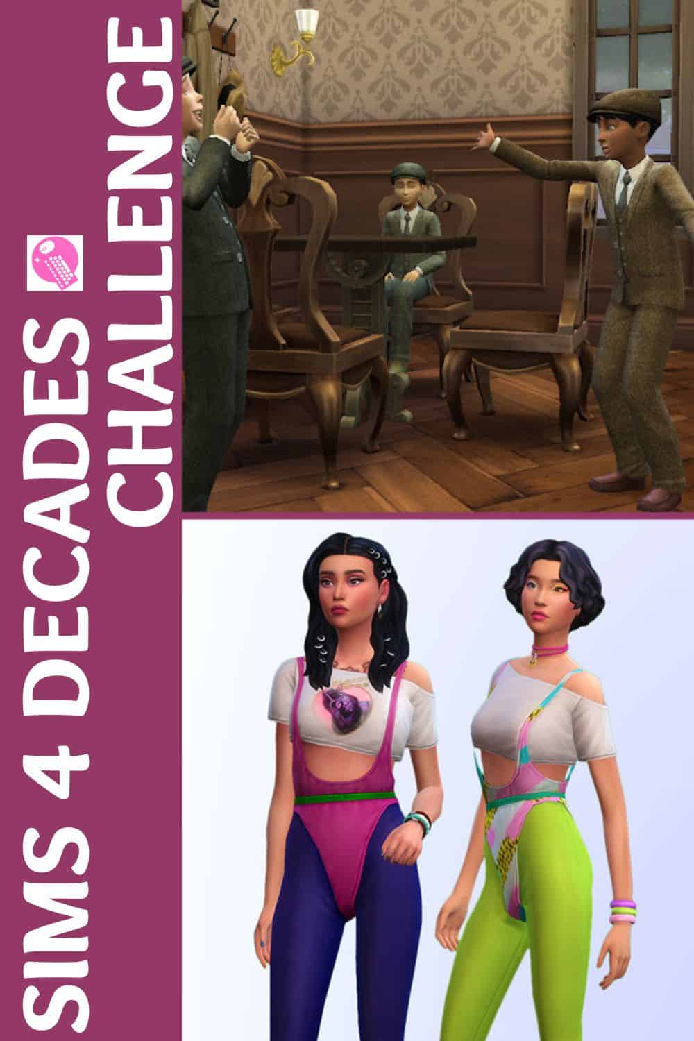 Sims 4 Decades Challenge: It's About Time - We Want Mods