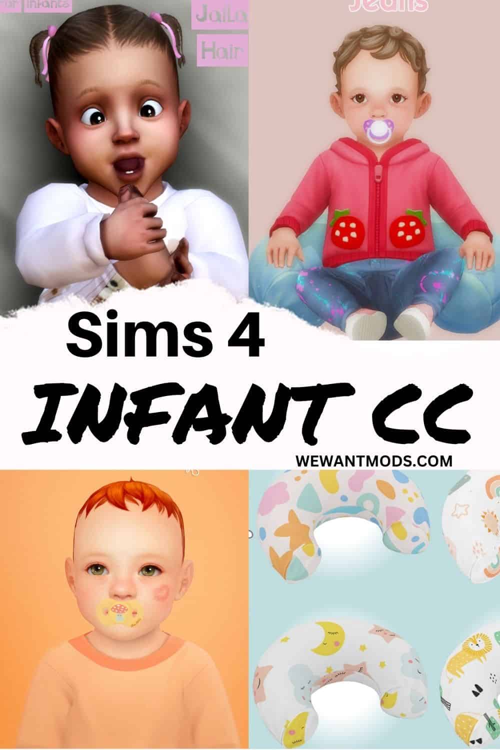 49+ Sims 4 Infant CC For The Cutest In-Game Babies - We Want Mods