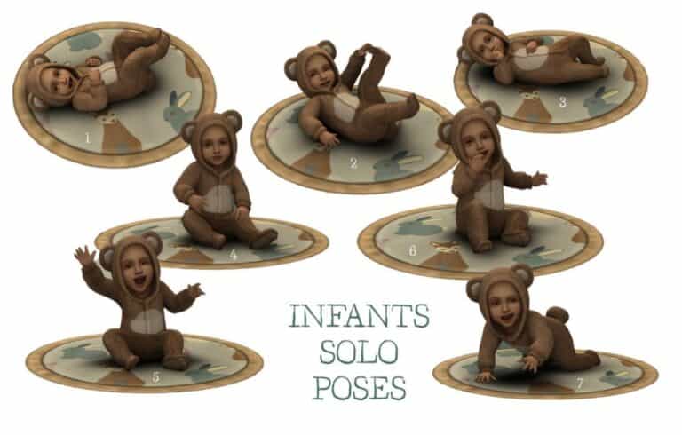 25+ Sims 4 Infant Poses For The Cutest Photos - We Want Mods