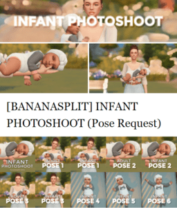 25+ Sims 4 Infant Poses For The Cutest Photos - We Want Mods