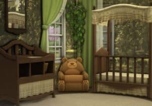 21+ Sims 4 Cribs CC: Sleigh Beds & Bassinet Options - We Want Mods