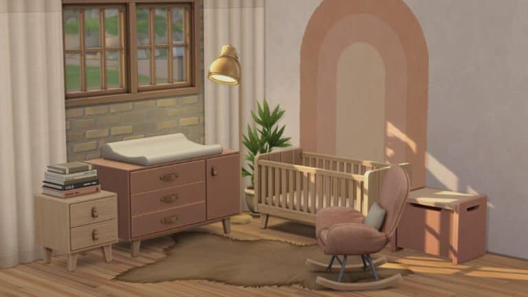 21+ Sims 4 Cribs CC: Sleigh Beds & Bassinet Options - We Want Mods