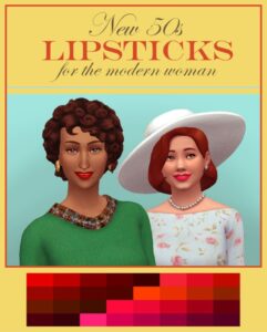 25+ Sims 4 50s CC: Travel To The Fabulous 1950s - We Want Mods