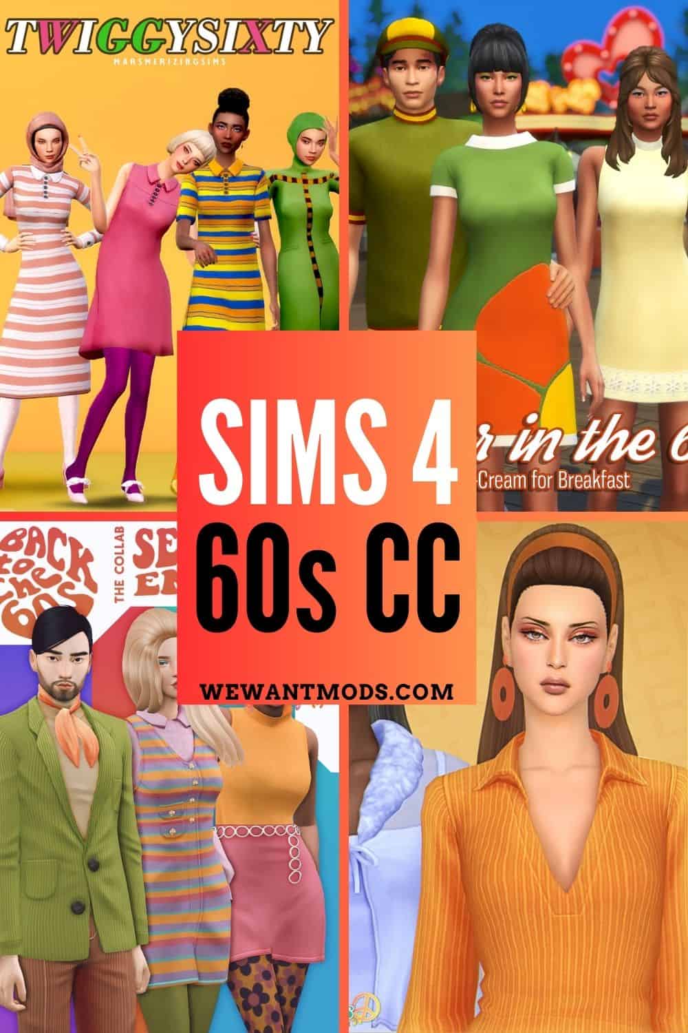 35+ Sims 4 60s CC: Enjoy The Captivating Sixties - We Want Mods