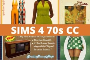 31+ Sims 4 70s CC: Get Your Sims Grooving - We Want Mods