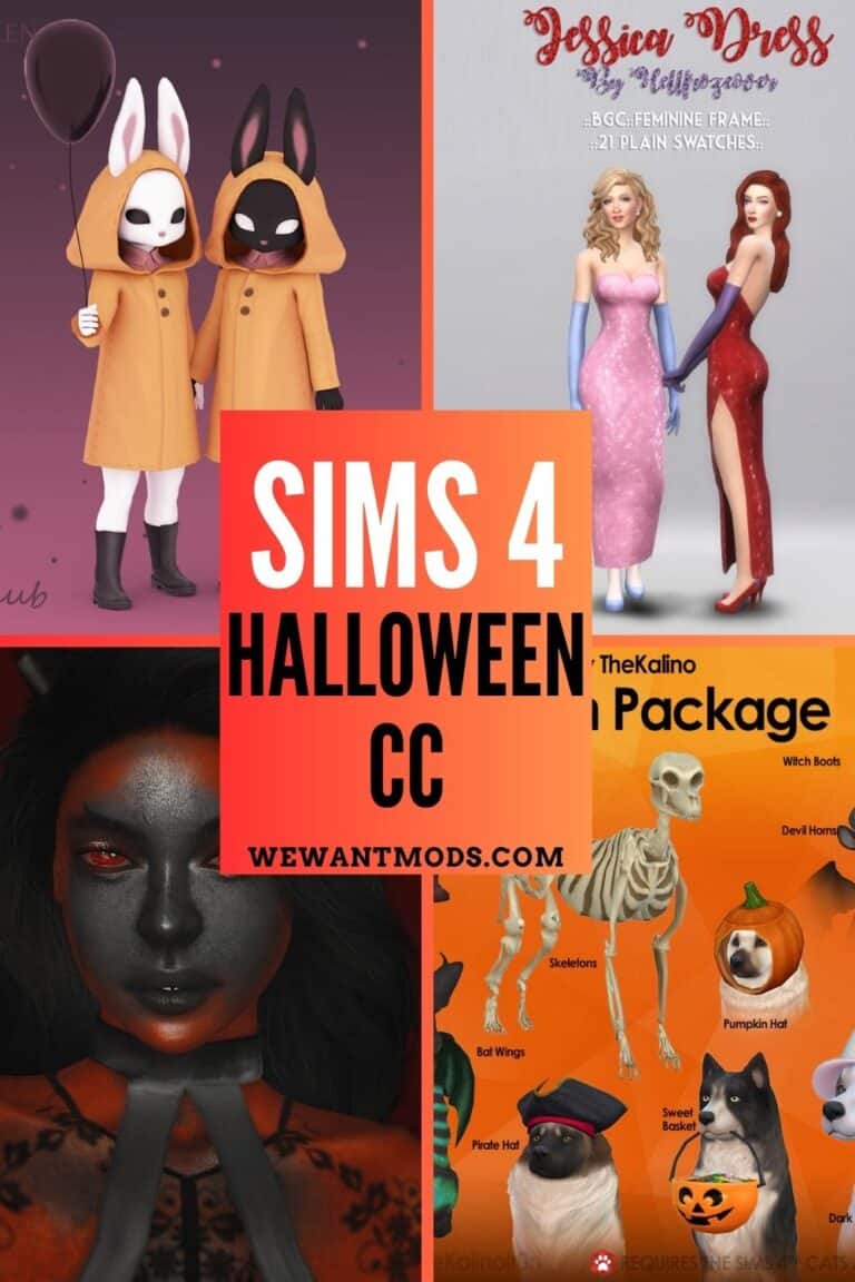 39+ Sims 4 Halloween CC: Costumes, Makeup & Decor - We Want Mods