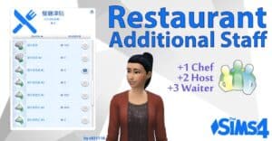 25+ Sims 4 Restaurant Mods: Menus, Staff, Food Stalls - We Want Mods