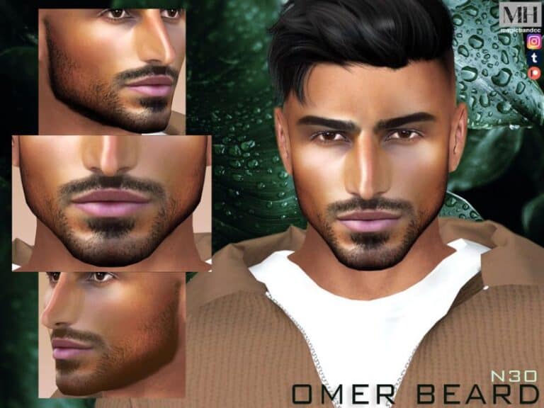 30+ Sims 4 Beard CC: Soul Patch, Face Stubble & Goatees - We Want Mods