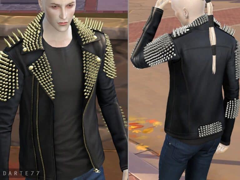 23+ Sims 4 Leather Jackets: Upgrade Your Sims' Style - We Want Mods