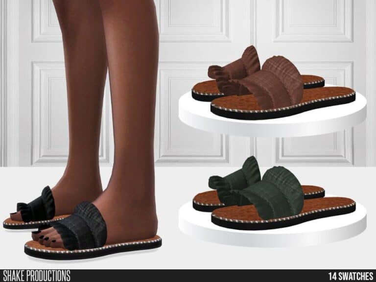 21+ Sims 4 Slippers CC: Cozy Designs To Lounge In! - We Want Mods