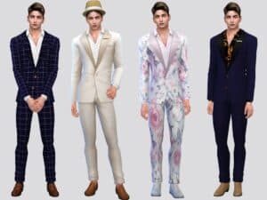25+ Sims 4 Suit CC: Plaid, Tweed, Blazers & More - We Want Mods