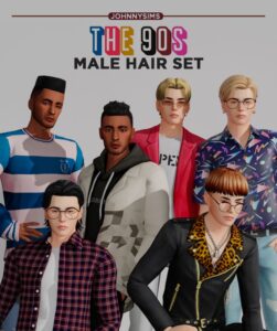 41+ Sims 4 Male Hair CC: Curly, Straight & Braided - We Want Mods