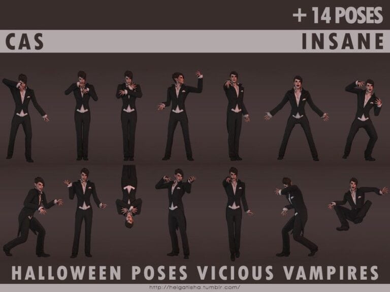 19 Sims 4 Halloween Poses: Strike A Scary Pose - We Want Mods