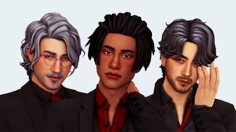 41+ Sims 4 Male Hair CC: Curly, Straight & Braided - We Want Mods