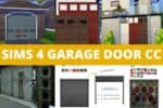 17 Sims 4 Garage Door CC: Deco, Single & Double Doors - We Want Mods