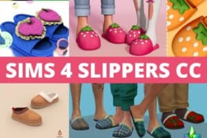21+ Sims 4 Slippers CC: Cozy Designs To Lounge In! - We Want Mods