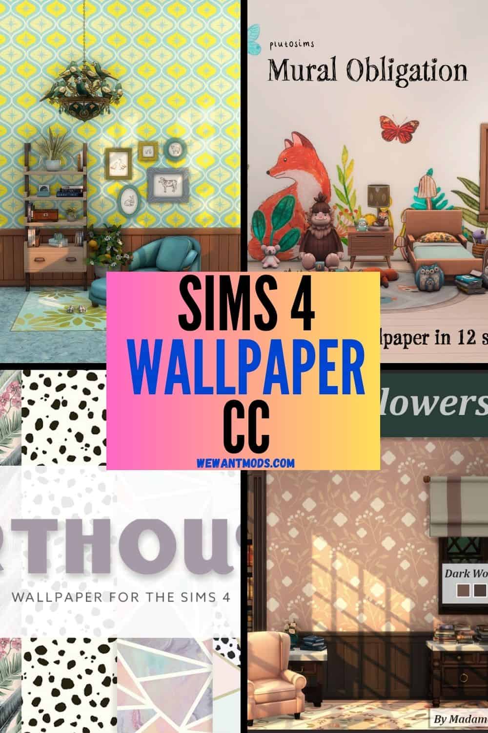 27+ Sims 4 Wallpaper CC: Transform Any Room - We Want Mods