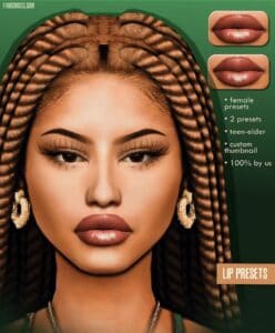 35+ Sims 4 Lip Presets: Kissable Lips For All - We Want Mods