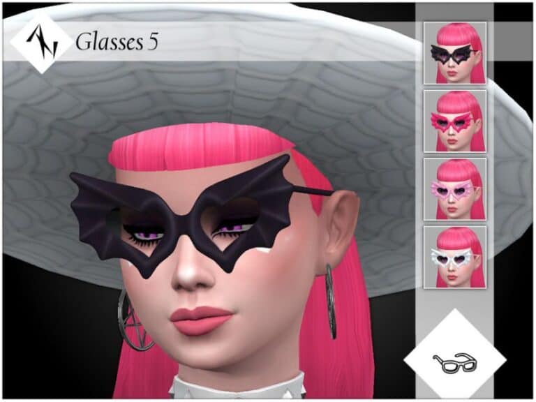 35+ Sims 4 Glasses CC: Round, Oval, & Aviator Frames - We Want Mods