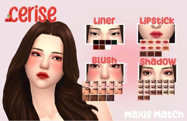57+ Sims 4 Makeup CC: Lipstick, Eyeliner, Blush & More - We Want Mods