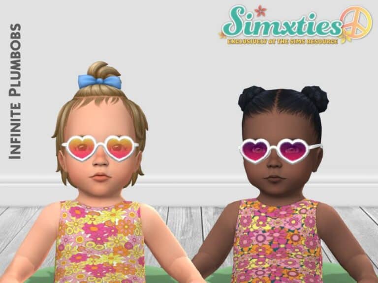 35+ Sims 4 Glasses CC: Round, Oval, & Aviator Frames - We Want Mods