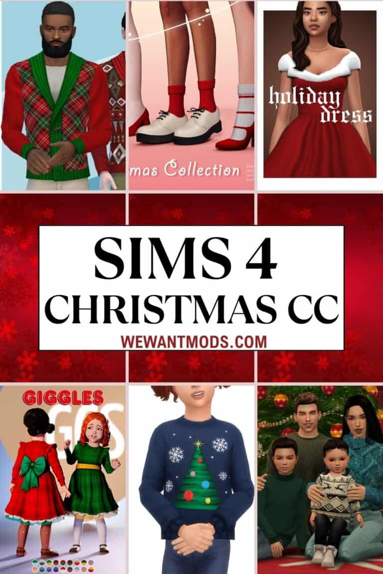 45+ Sims 4 Christmas CC: Holiday Decor, Clothes & Shoes - We Want Mods