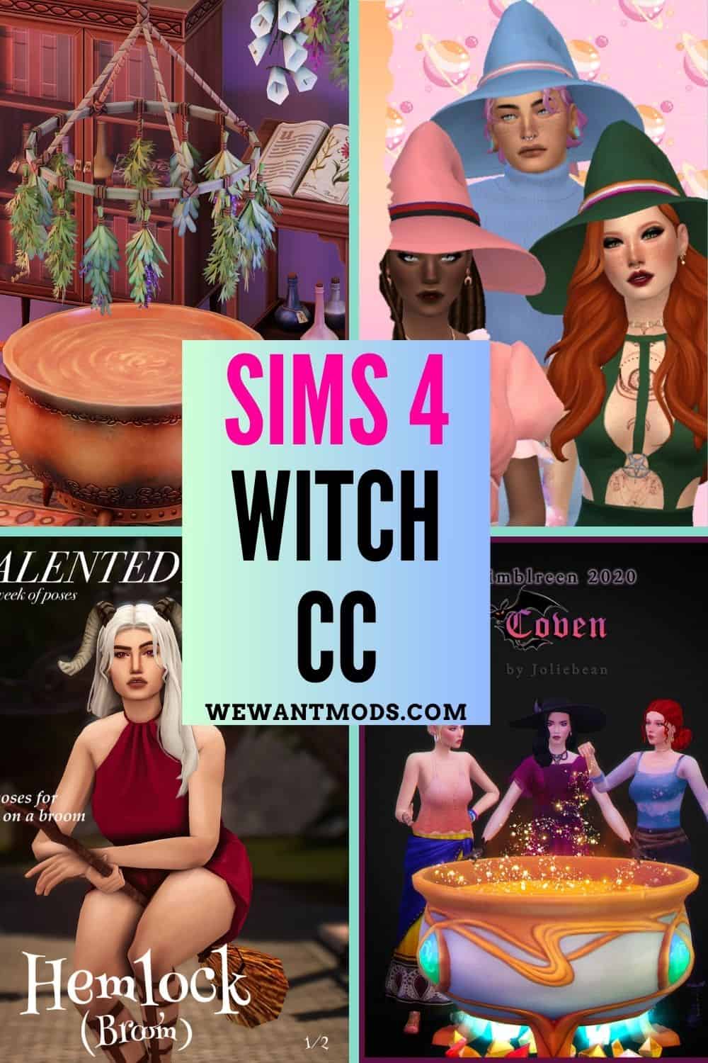 30+ Sims 4 Witch CC: Mystical Makeovers For Magical Sims - We Want Mods