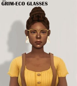 33+ Sims 4 Glasses CC: Round, Oval, & Aviator Frames - We Want Mods