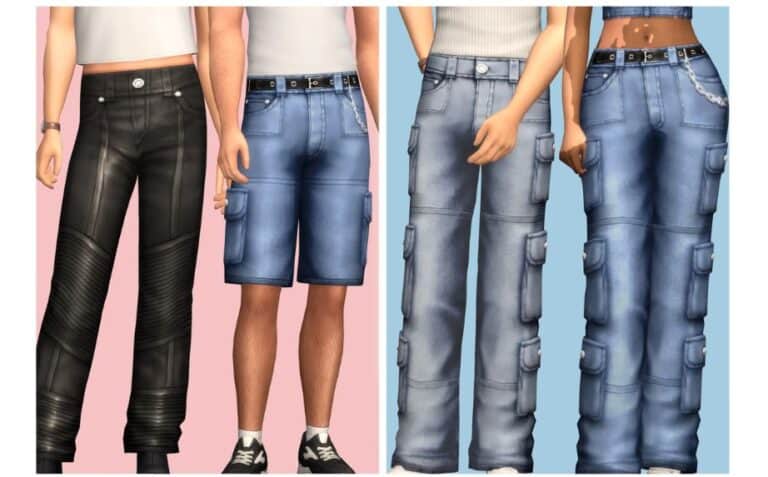 43+ Sims 4 Jeans CC: Skinny, Baggy, & Flared Denim - We Want Mods