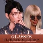 37+ Sims 4 Glasses CC: Round, Oval, & Aviator Frames - We Want Mods
