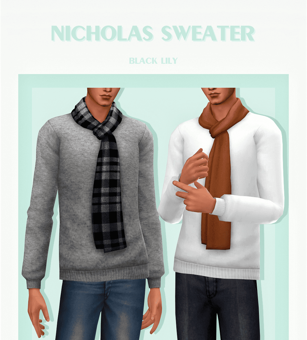 31+ Sims 4 Sweater CC: Tucked, Knitted, & Casual Options - We Want Mods