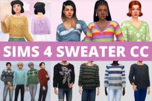 35+ Sims 4 Sweater CC: Tucked, Knitted, & Casual Options - We Want Mods