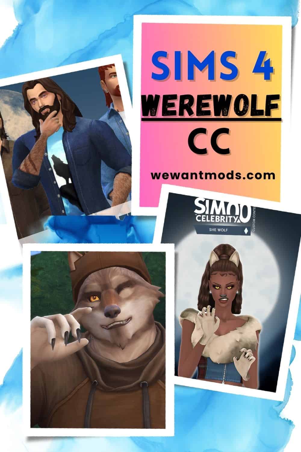 27+ Sims 4 Werewolf CC: A Full Moon Awaits - We Want Mods