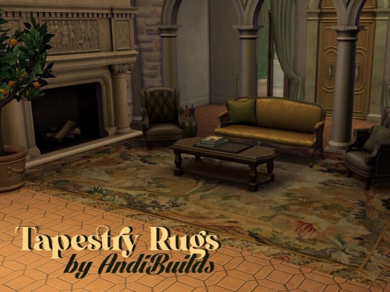 27+ Sims 4 Rugs CC: Carpets, Runners & Fluffy Rugs - We Want Mods
