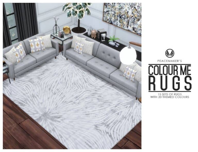 27+ Sims 4 Rugs CC: Carpets, Runners & Fluffy Rugs - We Want Mods
