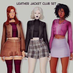 21+ Sims 4 Leather Jackets: Upgrade Your Sims' Style - We Want Mods