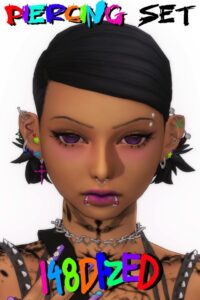 35+ Edgy Sims 4 Piercings CC: Septum To Lip Spikes - We Want Mods