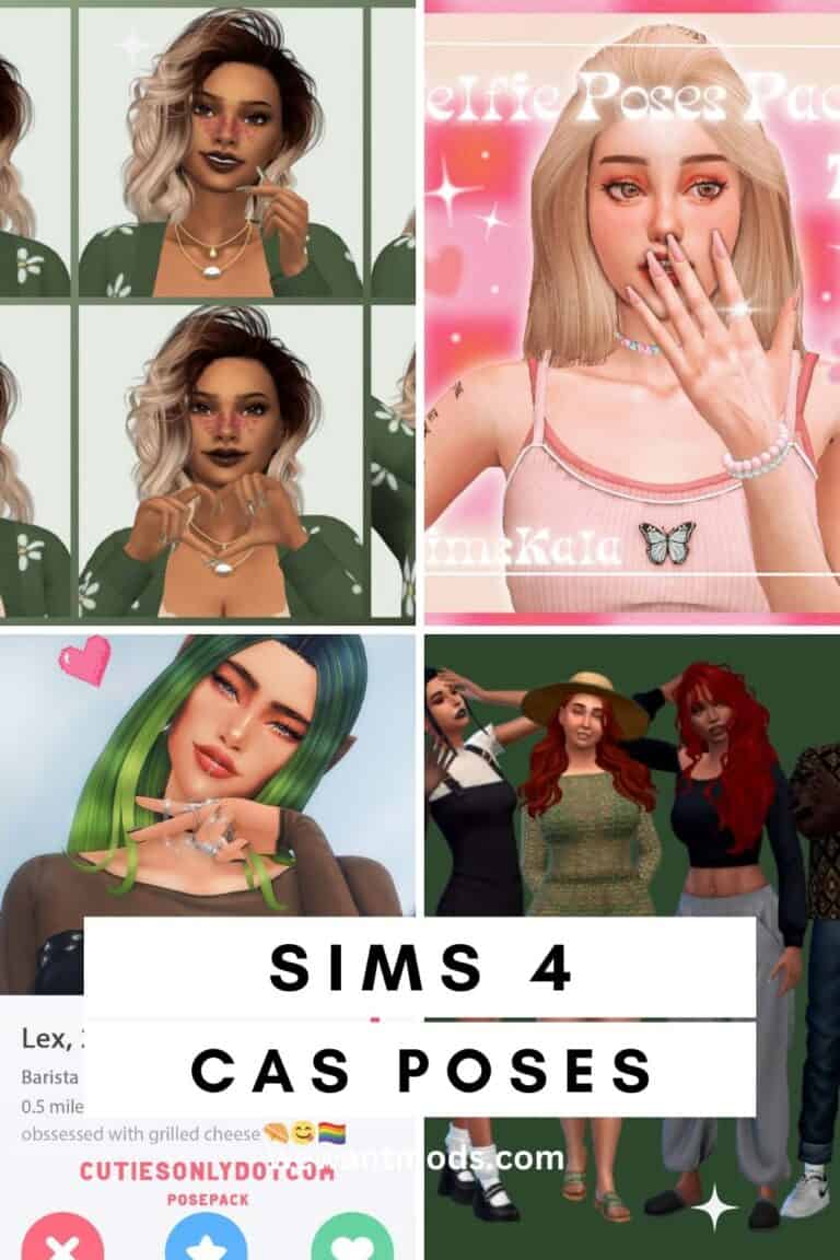 39 Essential Sims 4 CAS Poses To Boost Styling Sessions - We Want Mods