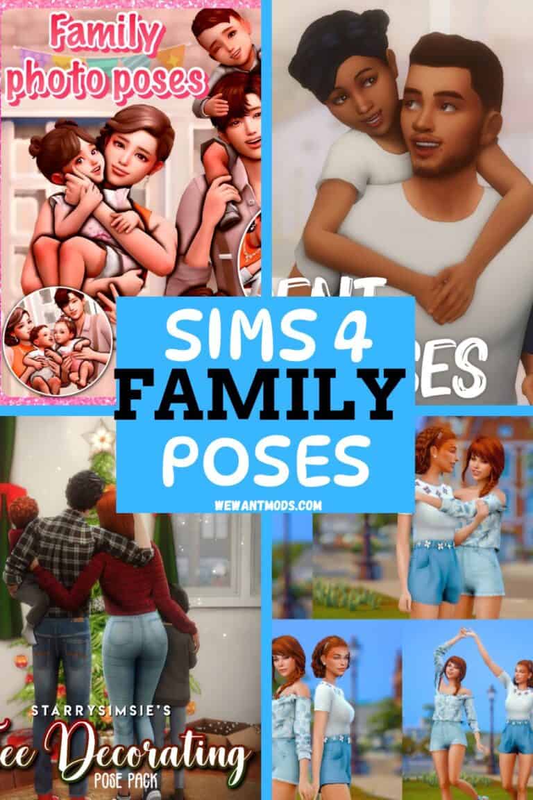 31+ Heartwarming Sims 4 Family Poses You Should Try - We Want Mods