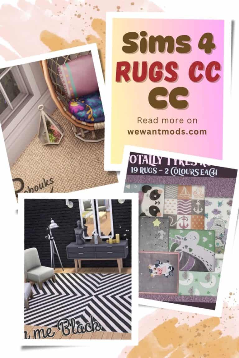 27+ Sims 4 Rugs CC: Carpets, Runners & Fluffy Rugs - We Want Mods